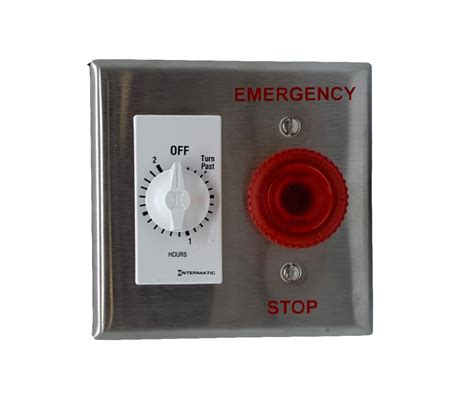 Emergency Stop C W Timer Burnaby Manufacturing Ltd