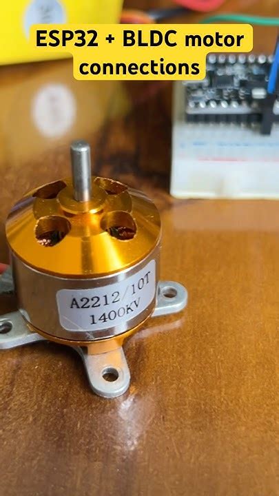 esp32 with bldc motor setup👏🏻 shorts esp32 bldc hashincludeelectronics arduino howto youtube