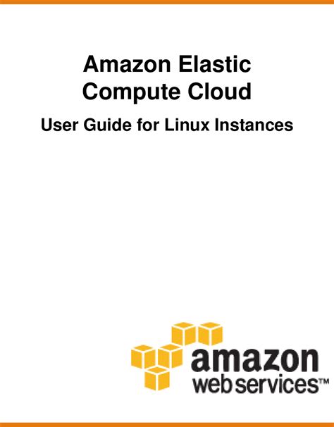 amazon elastic compute cloud user guide for linux instances