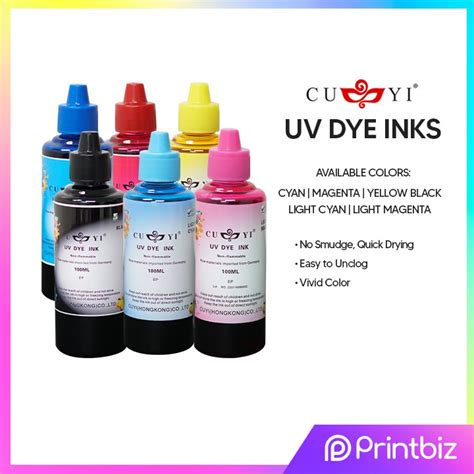 Cuyi Uv Dye Ink Ml Universal Ink Shopee Philippines