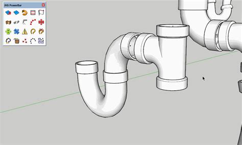 Aligning Plumbing Fixtures For Dwv Sketchup Sketchup Community