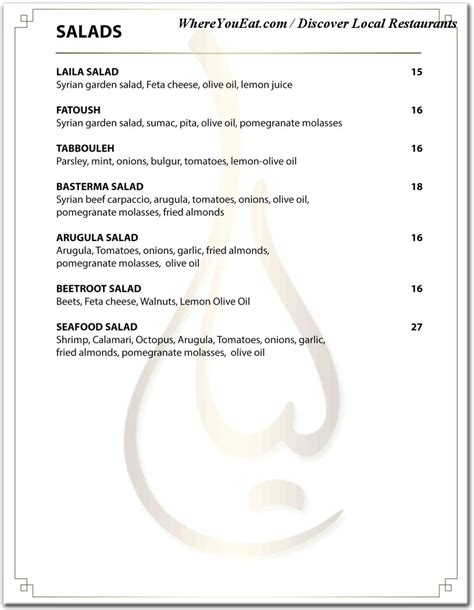 Laila Bay Ridge Restaurant In Brooklyn Menus And Photos