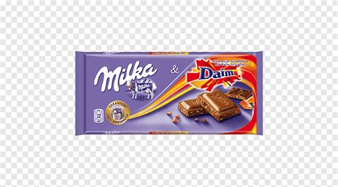초콜릿 바 Milka Daim 우유 식품 웨이퍼 Png Pngegg