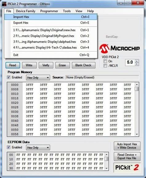 Blinking LED Using PIC Microcontroller MikroC Pro
