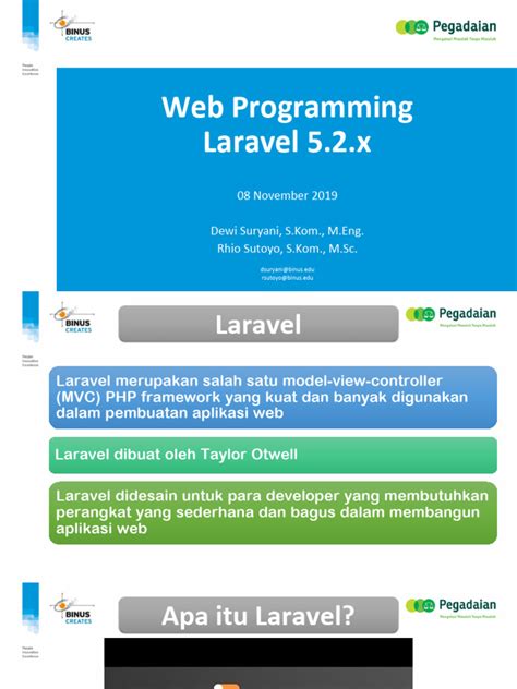Web Programming Php Laravel Pdf Seni Komputer