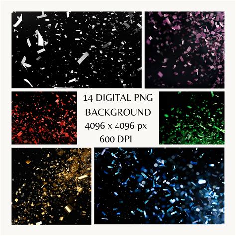 Dynamic Confetti Explosions Overlay Festive Confetti Texture Maternity Overlay Event Backdrop