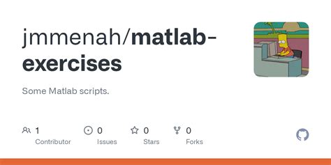 Github Jmmenahmatlab Exercises Some Matlab Scripts