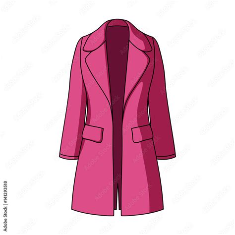 Blue Female Restrained Coat Buttoned Womens Outerwear Women Clothing