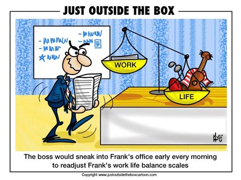 Work Life Balance Archives Just Outside The Box Cartoon