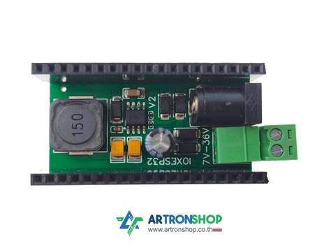 Ioxesp32 Power Shield V2 โมดูลจ่ายไฟสำหรับบอร์ด Ioxesp32 Artronshop บอร์ดอิเล็กทรอนิกส์