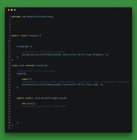 Belajar Mengenal Keyword Super Di Bahasa Pemrograman Java Java Media Kita
