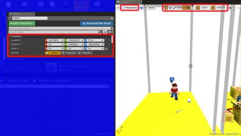 La Transform In Unreal Engine 4 Snapping Coordinate E Mobility Pizzo