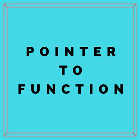 Pointer As Function Pointer To Function Pointer In C