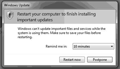 Surpress Windows Update Reboot Prompt Womdpws7 Windows Spiceworks Community