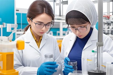 Premium Ai Image Hands Of Robot And Human Touching On Dna Connecting In Virtual Interface On