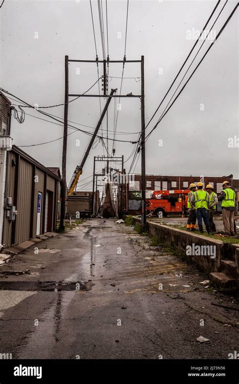 May 5 2022 Foard Texas Us A Severe Storm Sweeps Across Western