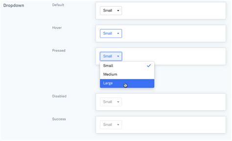 dropdown