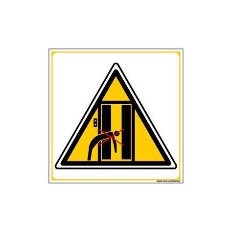 Panneau Danger Interdiction De Se Pencher C1344 350 X 350 Mm Matière