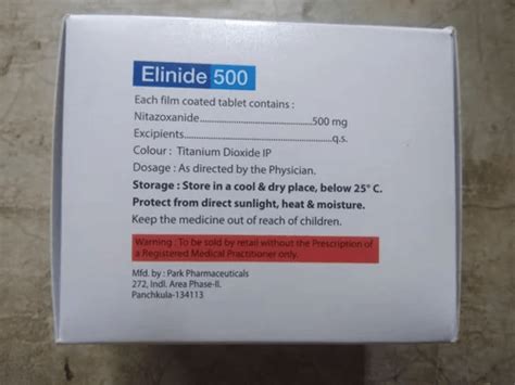 Nitazoxanide Tablets 500 Mg Ss Medex