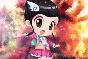 给小魔女化妆 u7u9小游戏