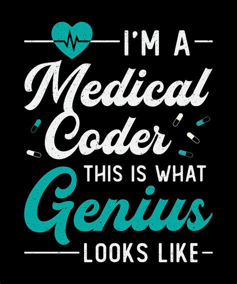 Im A Medical Coder Coding Icd Retro Programmer Digital Art By Tshirtconcepts Marvin Poppe