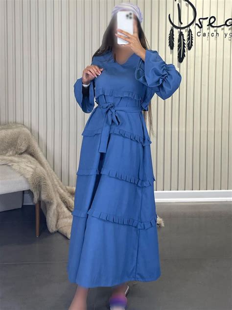 ۴۴ مدل پیراهن چین دار طبقه ای دخترانه ۱۴۰۲ ؛ زیبایی خاصی رو به خودت