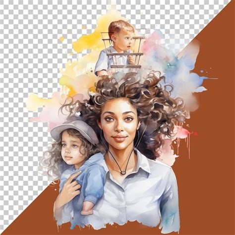 Madre E Hijo En Preciosos Retratos Archivo Psd Premium