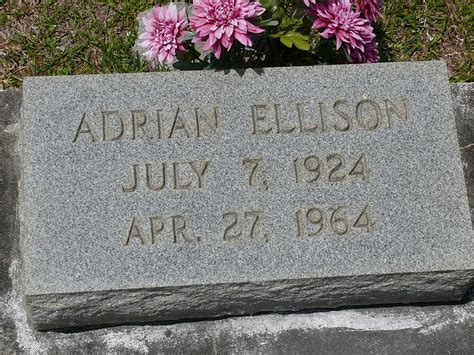 Adrian Ellison 1924 1964 Mémorial Find A Grave