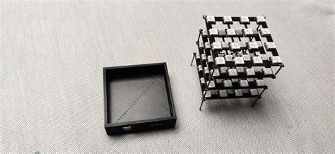 Rgb Ledcube Using Neopixel Leds And Pcb 11 Steps Instructables