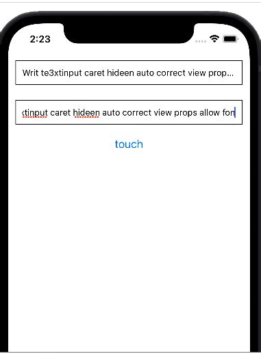 React Native Textinput Display End Part Of Text Instead Of In Ios Stack Overflow