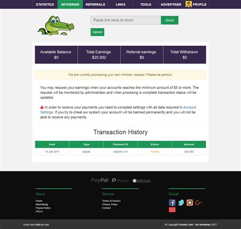 Crocko Link Url Shortener Php Script By Xhuljan Codester