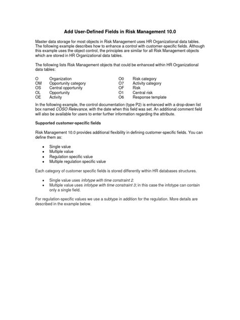 How To Add Custom Defined Hr Fields Pdf Database Transaction