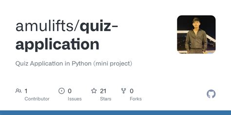 Github Amuliftsquiz Application Quiz Application In Python Mini Project