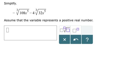 Solved Simplify Assume That The Variable Represents A