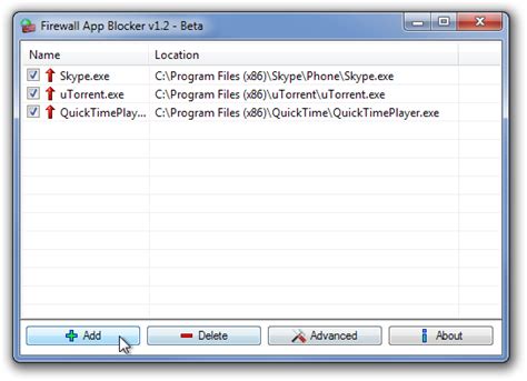 Add Applications To Firewall Block List Via Drag Drop Firewall App Blocker