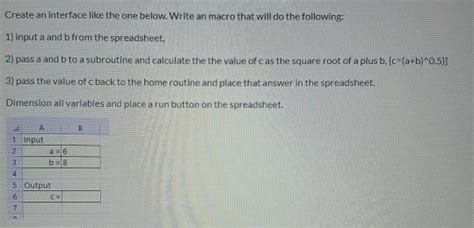 Solved I Am Super Confused On How To Get The Correct Vba