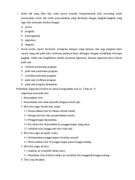 Latihan Algoritma Pdf
