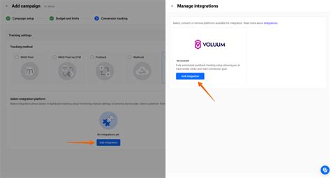 Native Integration Tracking Method