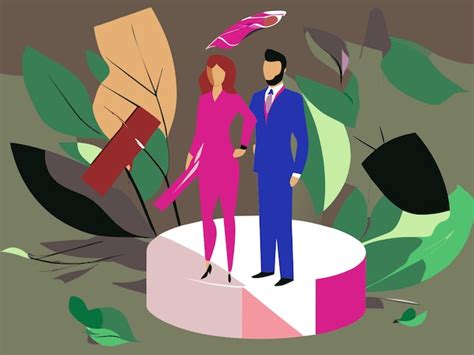 Premium Vector Gender Equality Vector Illustration Flat 2