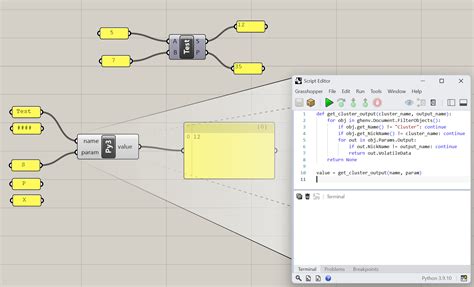 Create Script To Extract Cluster Objects Help Grasshopper Mcneel