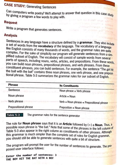 Solved Modify The Sentence Generator Program Of Case Study Chegg