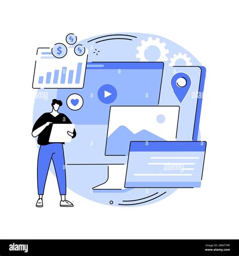 Content Aggregator Abstract Concept Vector Illustration Aggregator