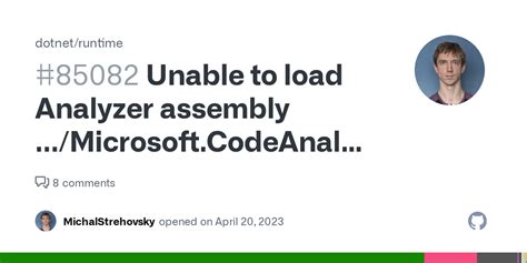 Unable To Load Analyzer Assembly Microsoftcodeanalysisanalyzersdll Not A Valid Assembly