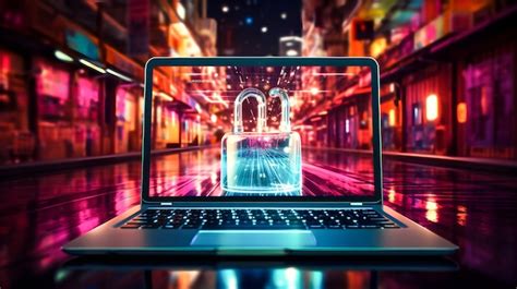 Premium Ai Image Cybersecurity Shield Protecting Data With Encryption