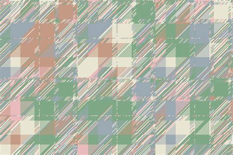 교차하는 선이 있는 파스텔 색상의 추상적인 격자 무늬 패턴 텍스타일 디자인 홈 데코또는 디지털 프로젝트를 위한 다재다능한 배경입니다 0명에 대한 스톡 벡터 아트 및 기타