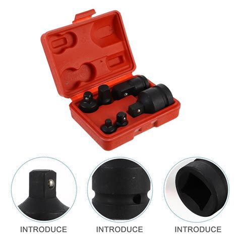 6pcs Set Impact Socket Adaptor Set Ratchet Drive I Grandado