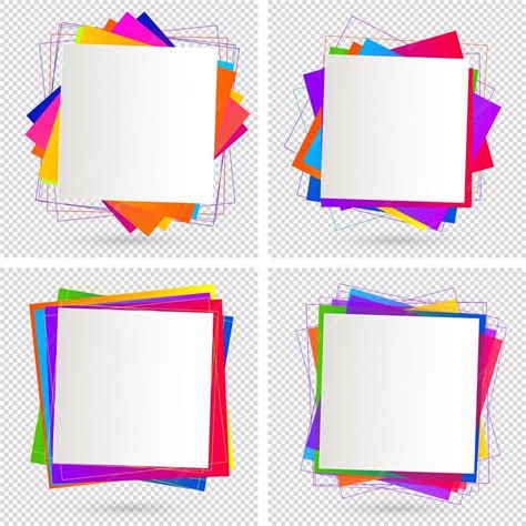Premium Vector Abstract Geometric Frame Border Background Design Elements For Cover Page