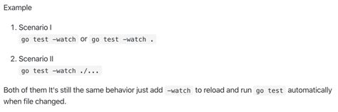 Golang ทำการทดสอบแบบอัตโนมัติ เมื่อมีการเปลี่ยนแปลง