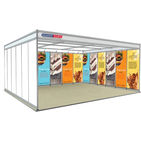 6m X 3m Shell Scheme Graphics For All Exhibitions Backdropsource Uk