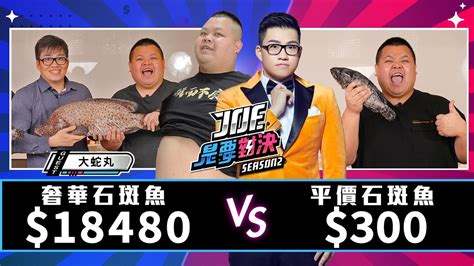 【joeman】18480元的奢華石斑魚對決300元的平價石斑魚【joe是要對決s2】ep94 Bigsnakeball